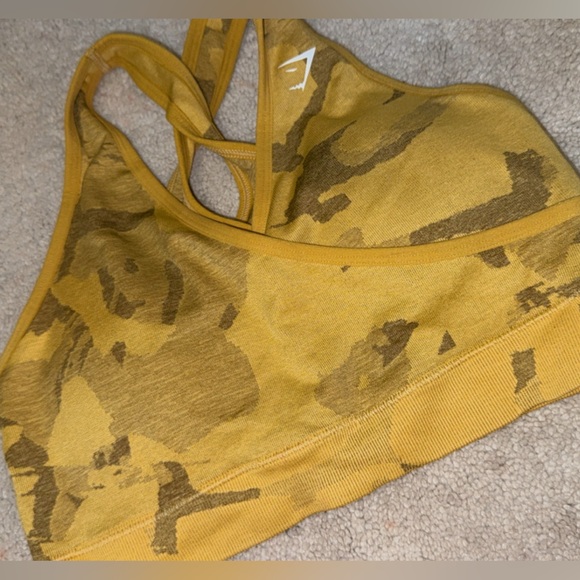 Gymshark | Intimates & Sleepwear | Gymshark Mustard Yellow Sport Bra ...